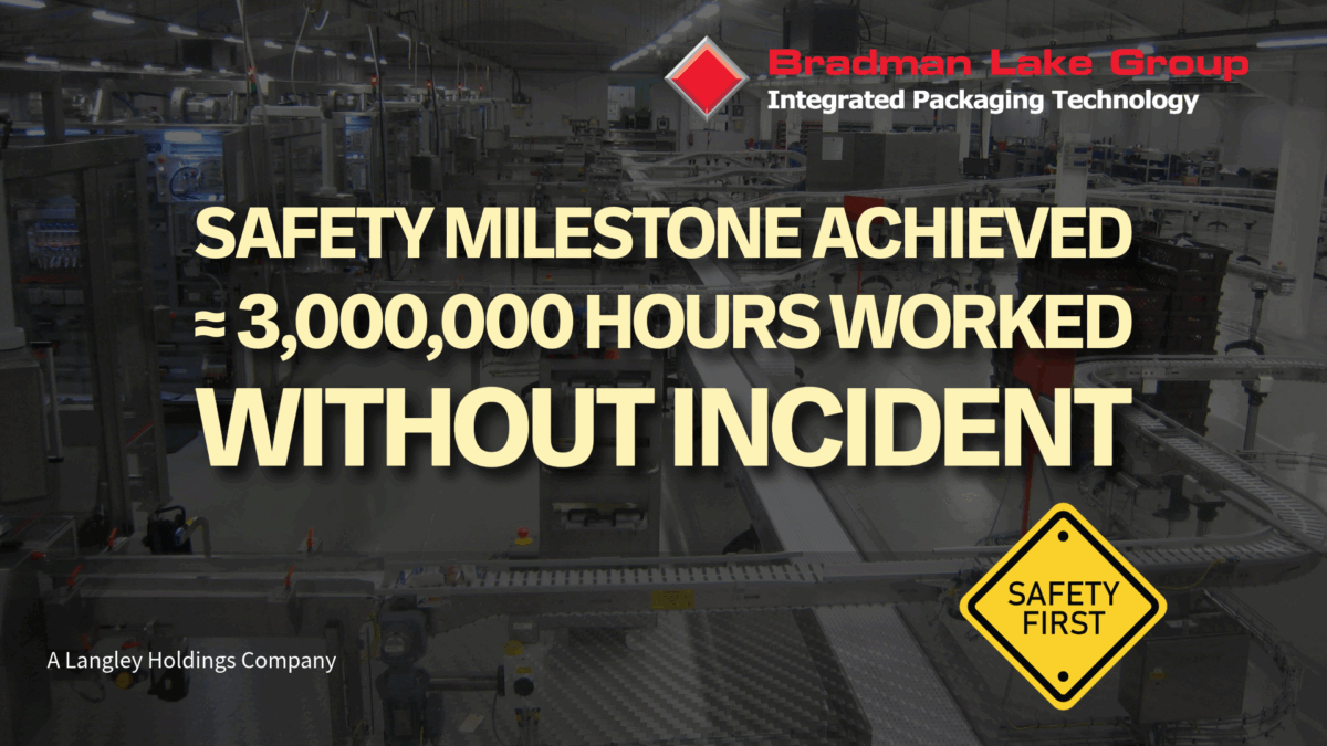 SAFETY MILESTONE ACHIEVED - Bradman Lake